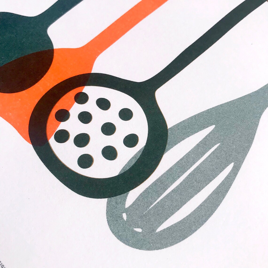 Kitchen Utensils, Retro, Vintage, Print, Kitchen Art, Wall Decoration ...