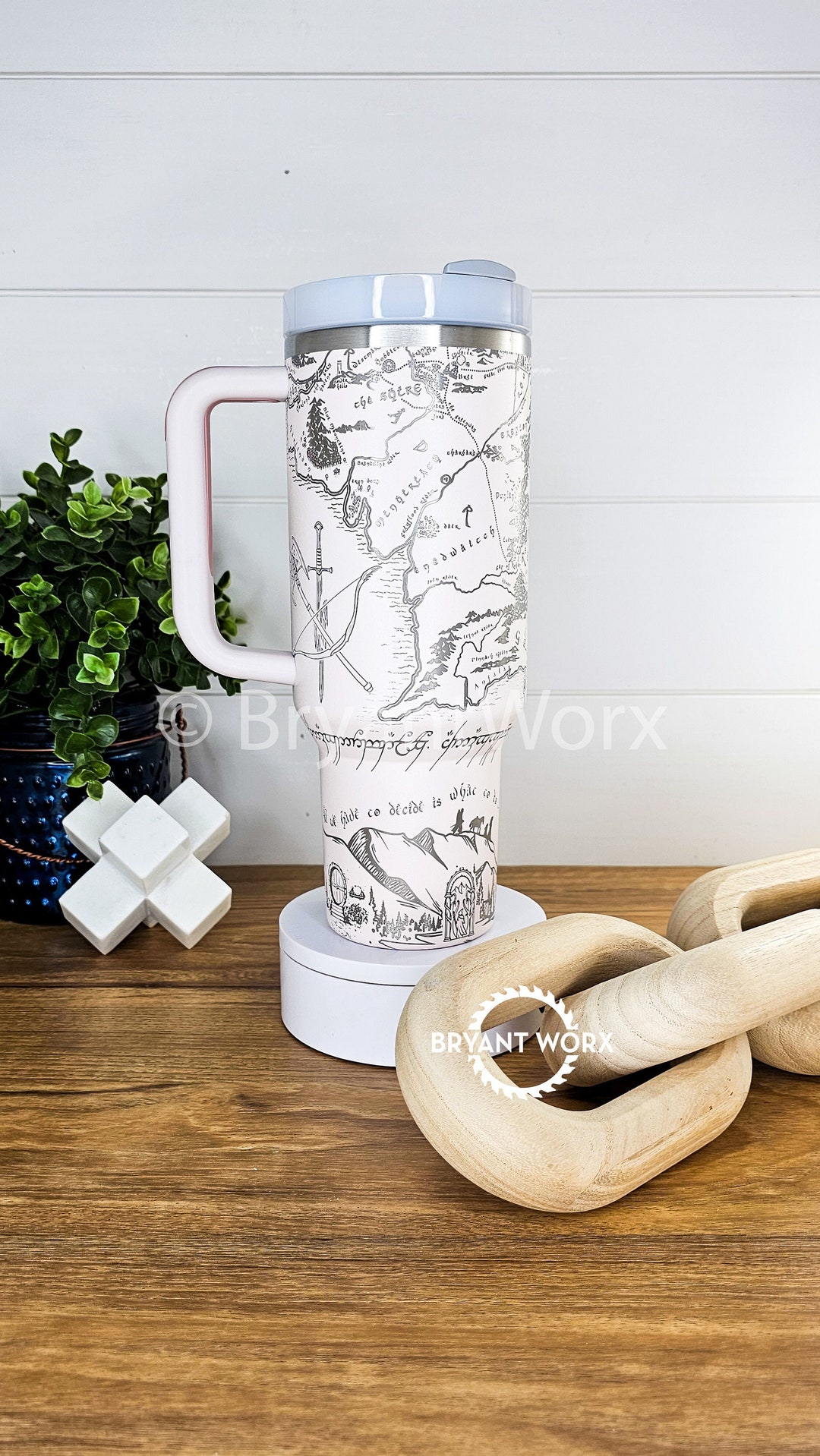 STANLEY Ring Destroyer Map Tumbler Engraved 40oz STANLEY With Handle ...