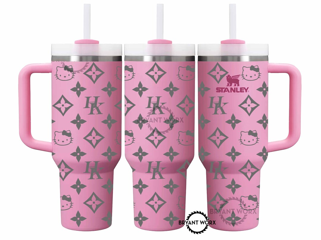 Cute Kitty HK Engraved 40oz STANLEY With Handle Custom Engraving Hello ...