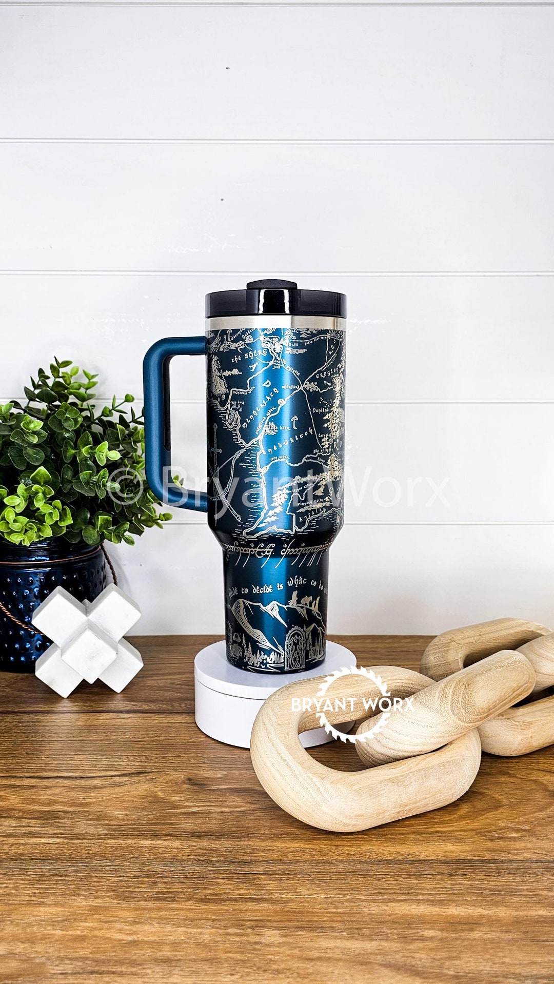 STANLEY Ring Destroyer Map Tumbler Engraved STANLEY Elvish Ring Lord ...