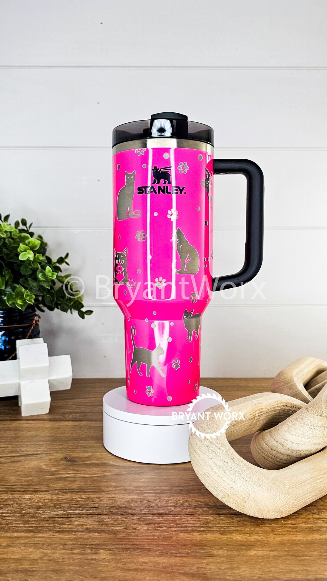 STANLEY Cats Engraved 40oz STANLEY With Handle Mother's Day Gift Cat ...