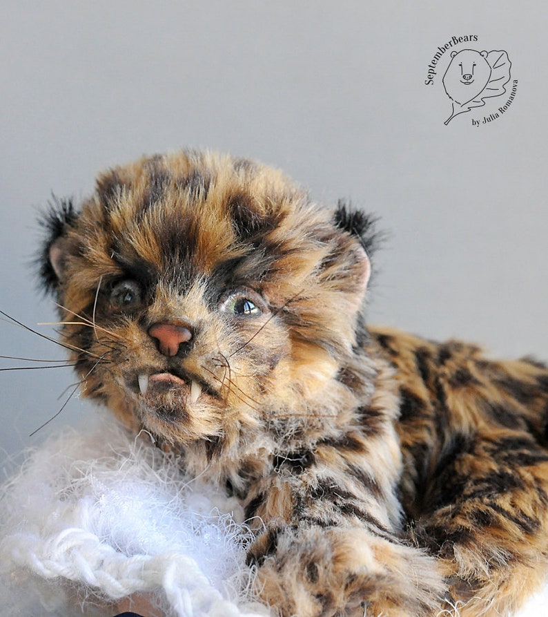 EXAMPLE LISTING realistic sabertooth cub OOAK smilodon cub Ayla Art ...