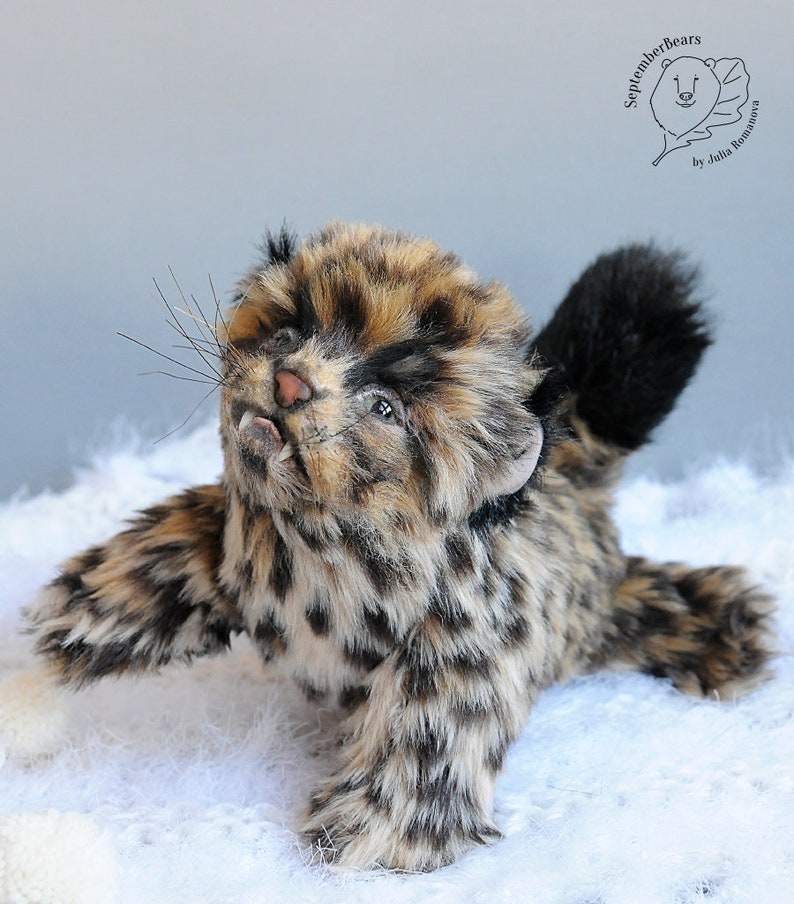EXAMPLE LISTING realistic sabertooth cub OOAK smilodon cub Ayla Art ...