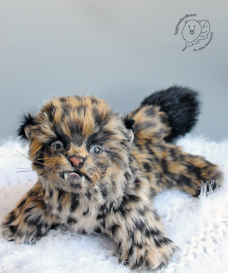 EXAMPLE LISTING realistic sabertooth cub OOAK smilodon cub Ayla Art ...