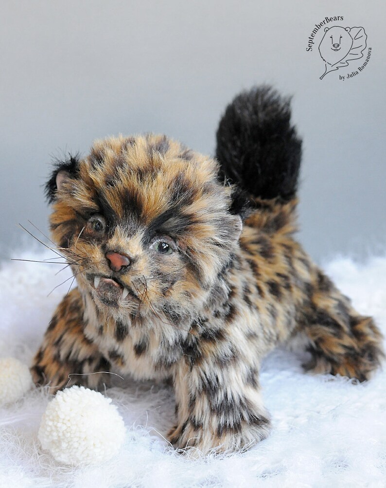 EXAMPLE LISTING realistic sabertooth cub OOAK smilodon cub Ayla Art ...
