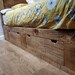 Rustic 'baby Moorland' Chunky Solid Wood Quebec Pine Bed any Size ...