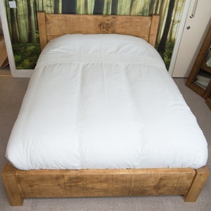 Rustic 'baby Moorland' Chunky Solid Wood Quebec Pine Bed *any Size ...