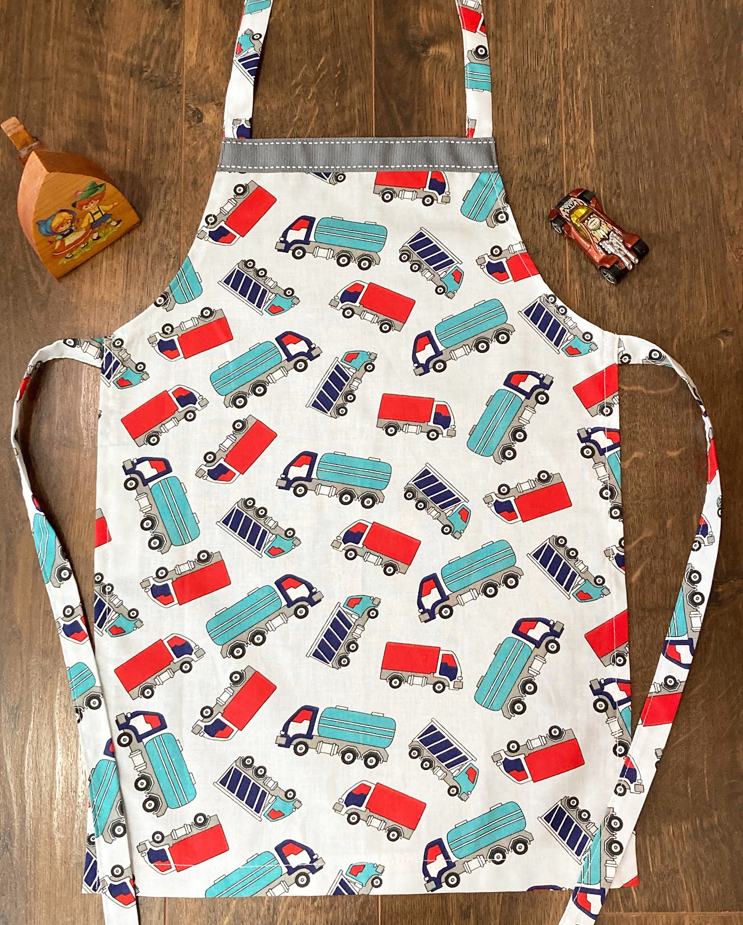 Child Size 2-4 Size Big Rig Trucks Apron Dump Trucks Moving - Etsy