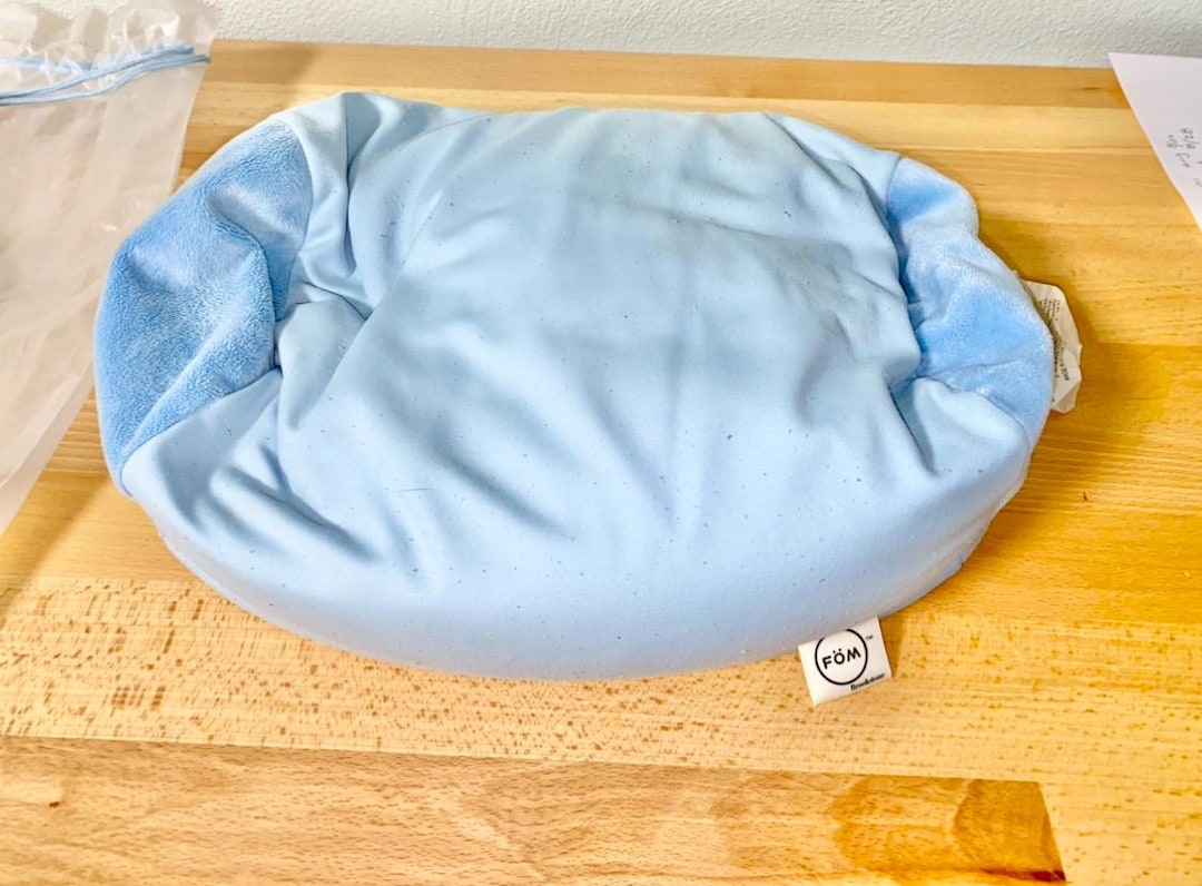 Vintage FOM Furee Brookstone Blue Tube Microbead Nylon Plush Stuffed ...