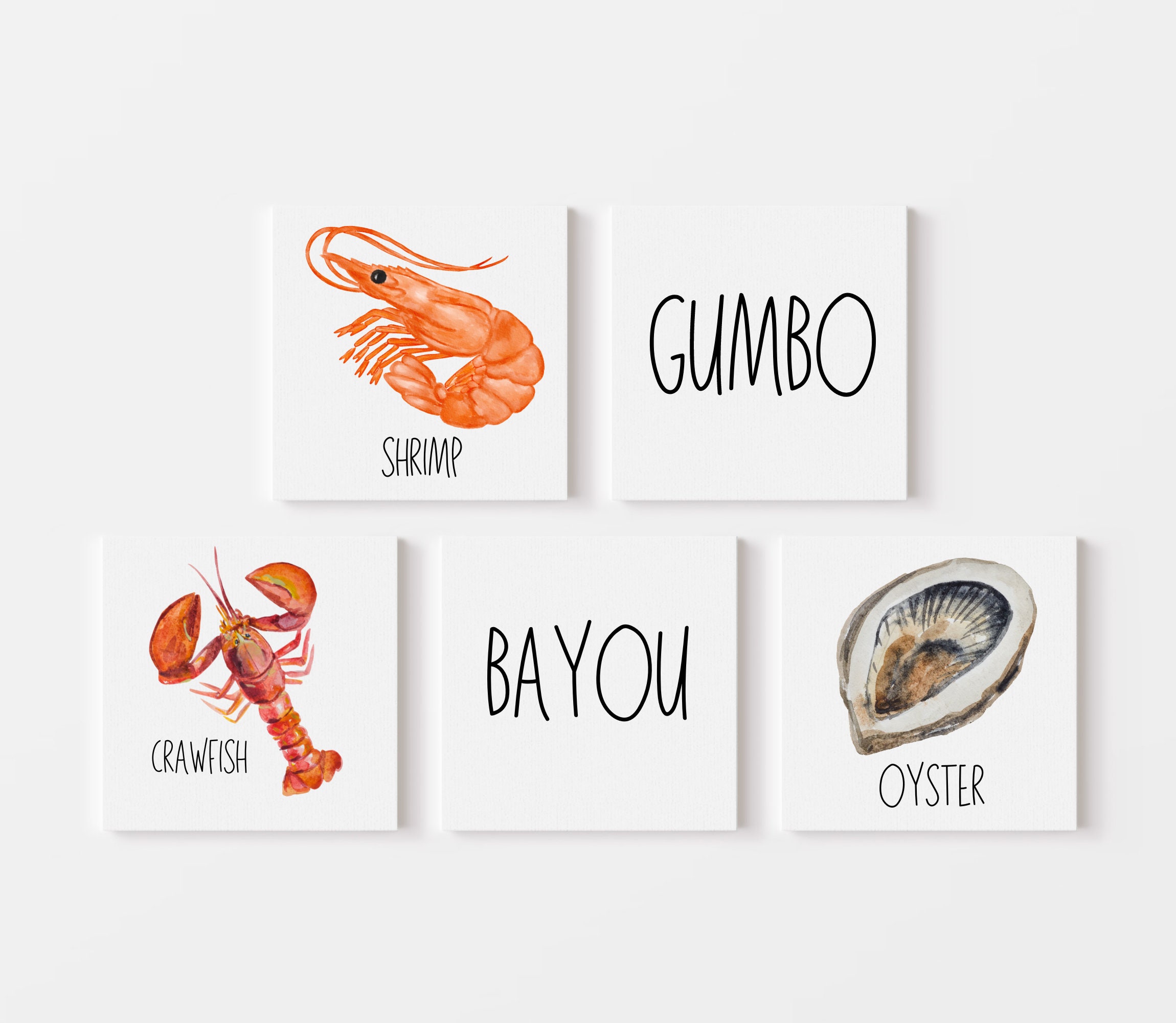 Shrimp Shrimp Canvas, Shrimp Decor, Seafood Lover, Seafood Kitchen ...