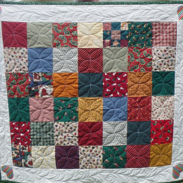 Christmas Lap Quilt - Etsy