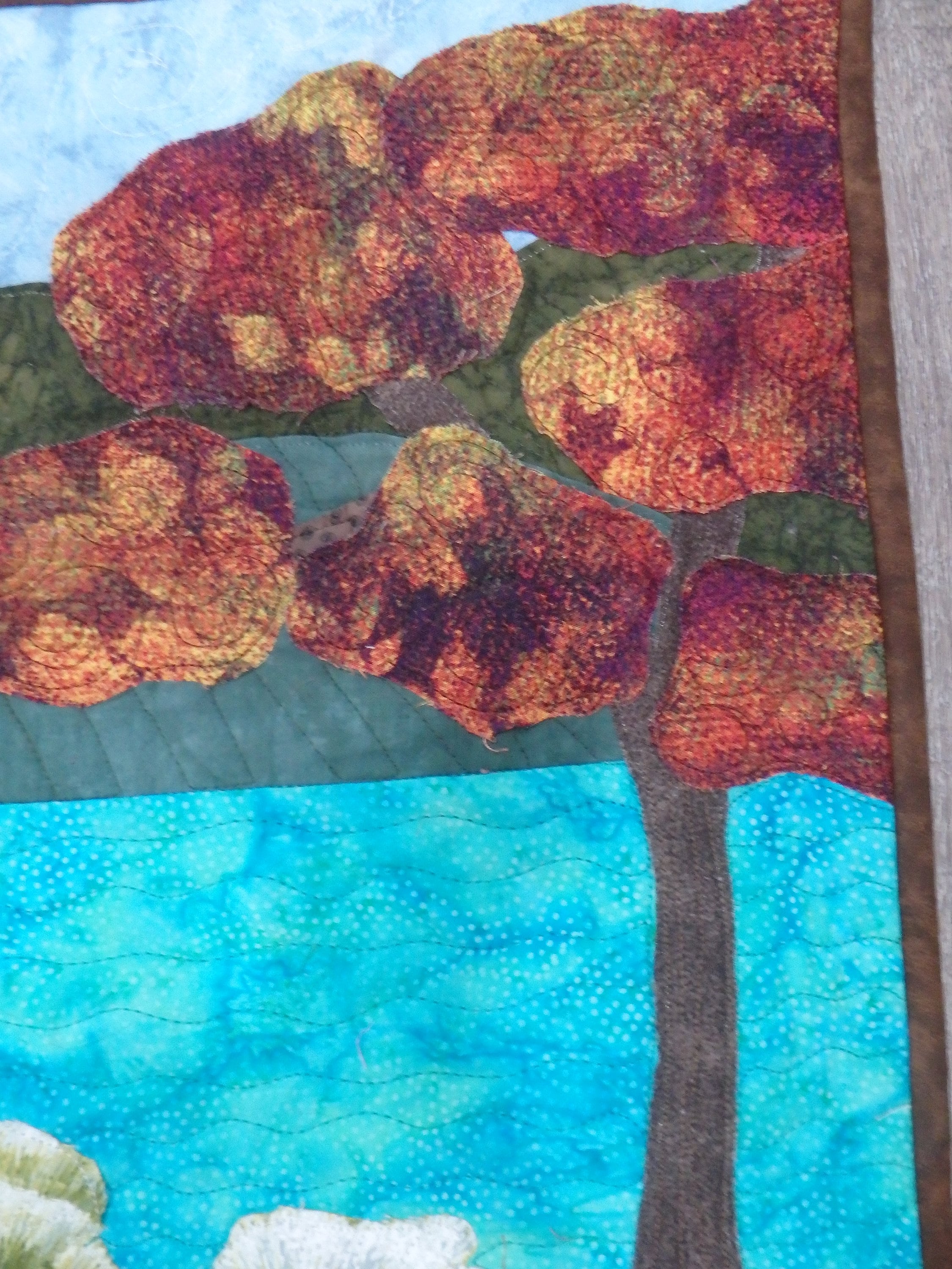 Quilted Landscape Wall Hanging - Etsy