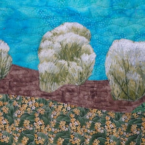 Quilted Landscape Wall Hanging - Etsy