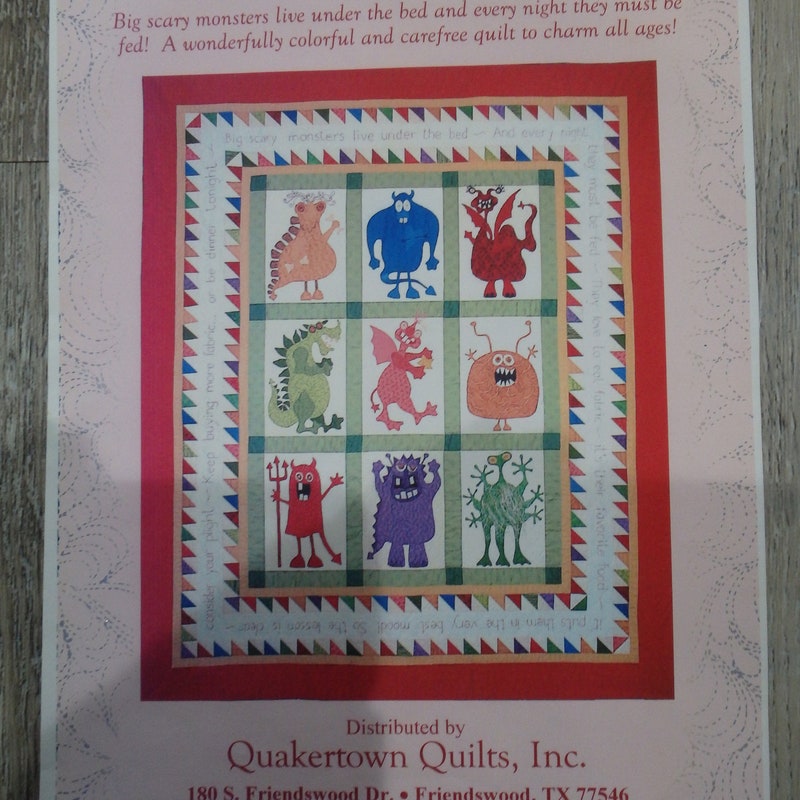 Monster Quilt - Etsy