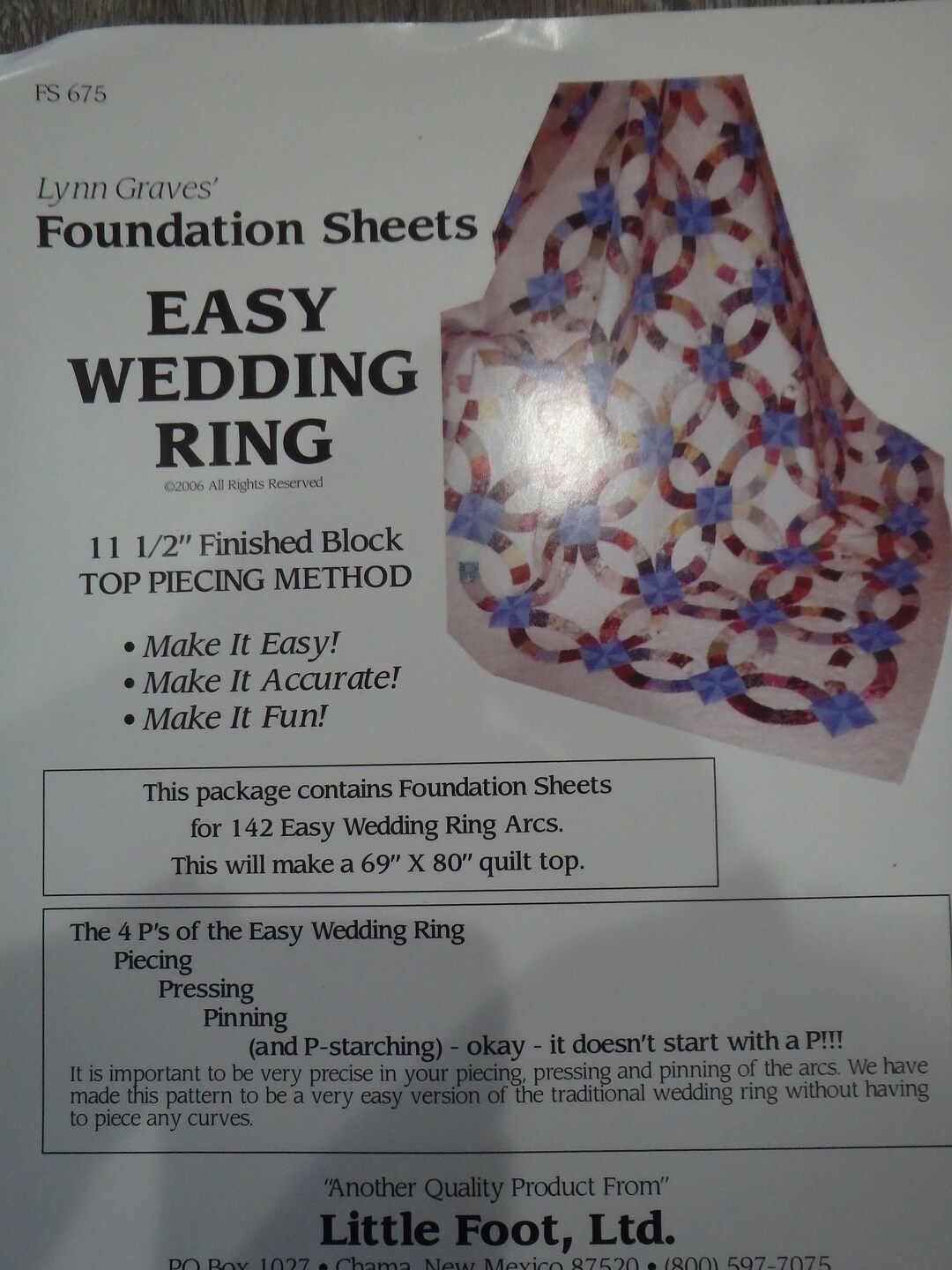 Wedding Ring Foundation Sheets - Etsy