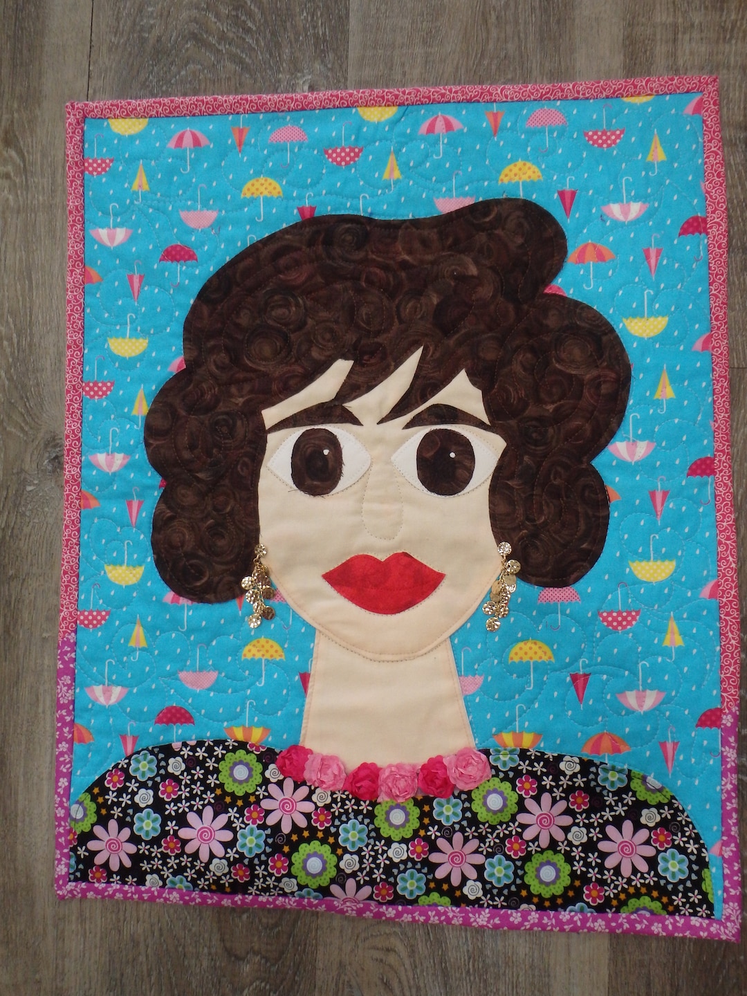 Quilted Wall Hanging Portrait - Etsy