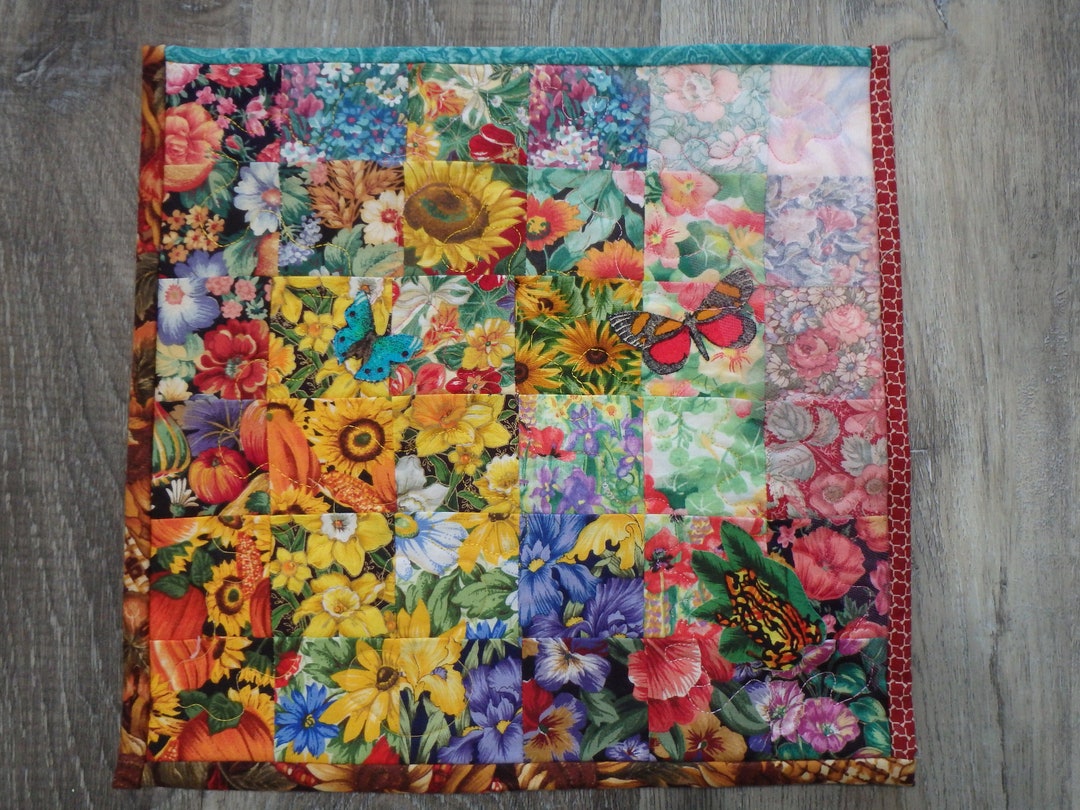 Quilted Butterfly Collage Wall Hanging - Etsy