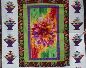 Flower Basket Quilt - Etsy