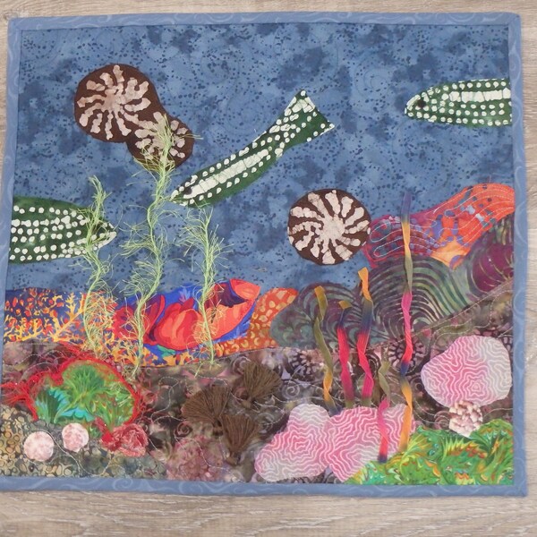 Seascape Quilt Art - Etsy