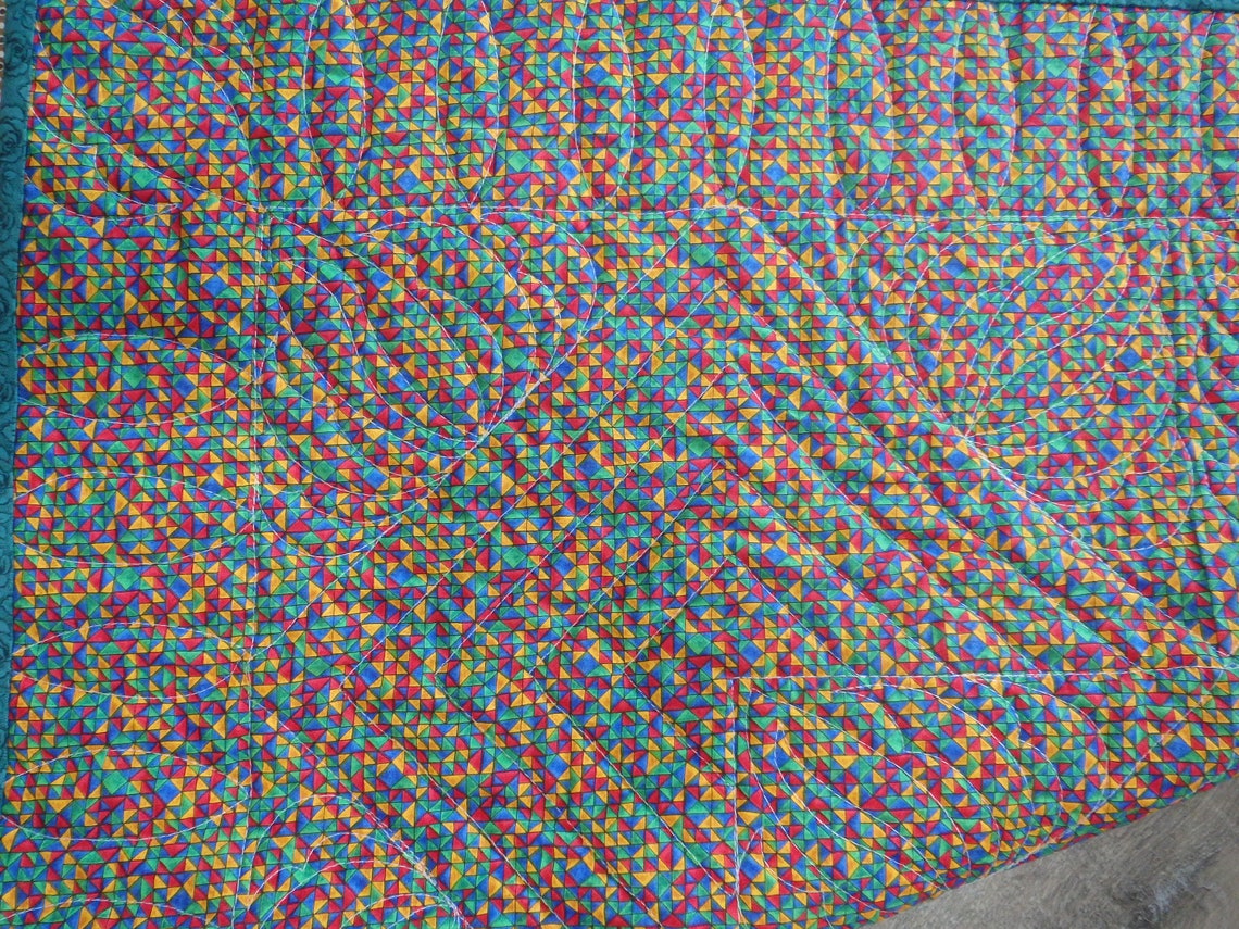 String Baby Quilt Crib Quilt Nursery Decor Play Mat Gender | Etsy