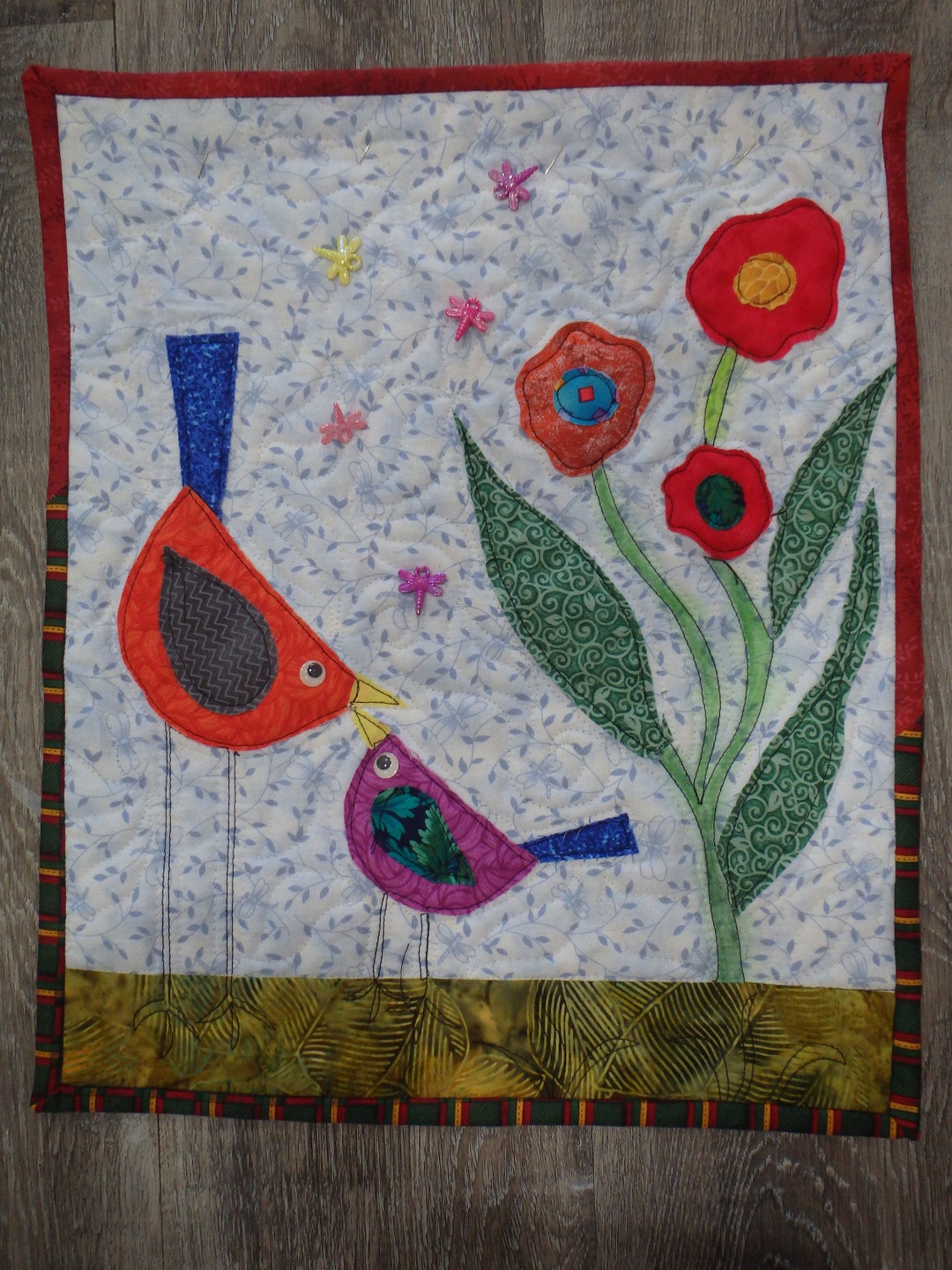 Quilted Spring Wall Hanging Collage - Etsy