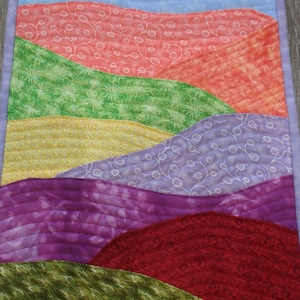 Quilted Landscape Wall Hanging, - Etsy