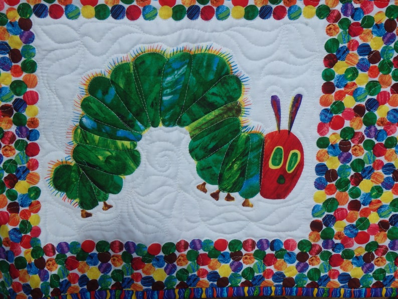 Very Hungry Caterpillar Baby Quilt and Play Mat - Etsy