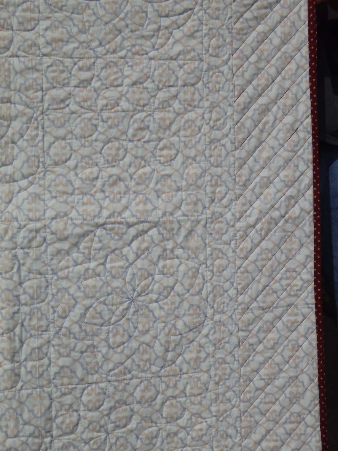 Queen size patchwork quilt king size nine patch quilt | Etsy