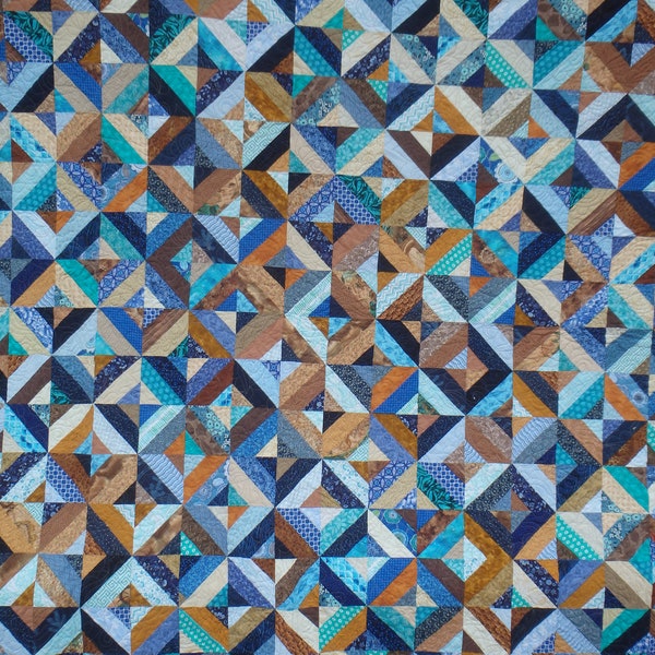 Brown Quilt - Etsy
