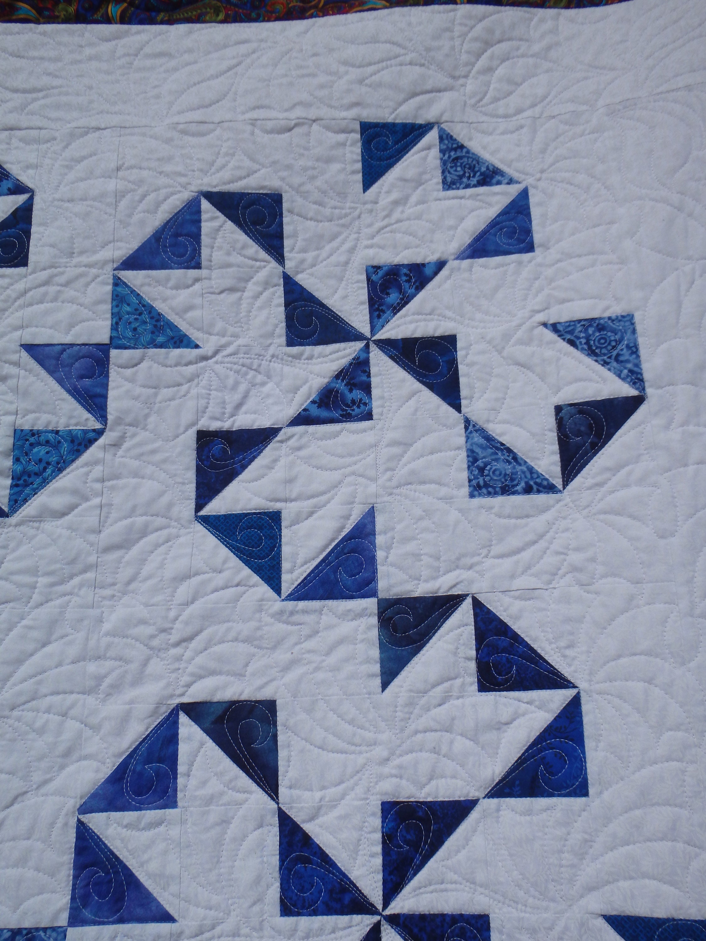 Full Size Rainbow Geometric Quilt Twin Size Patchwork Quilt - Etsy