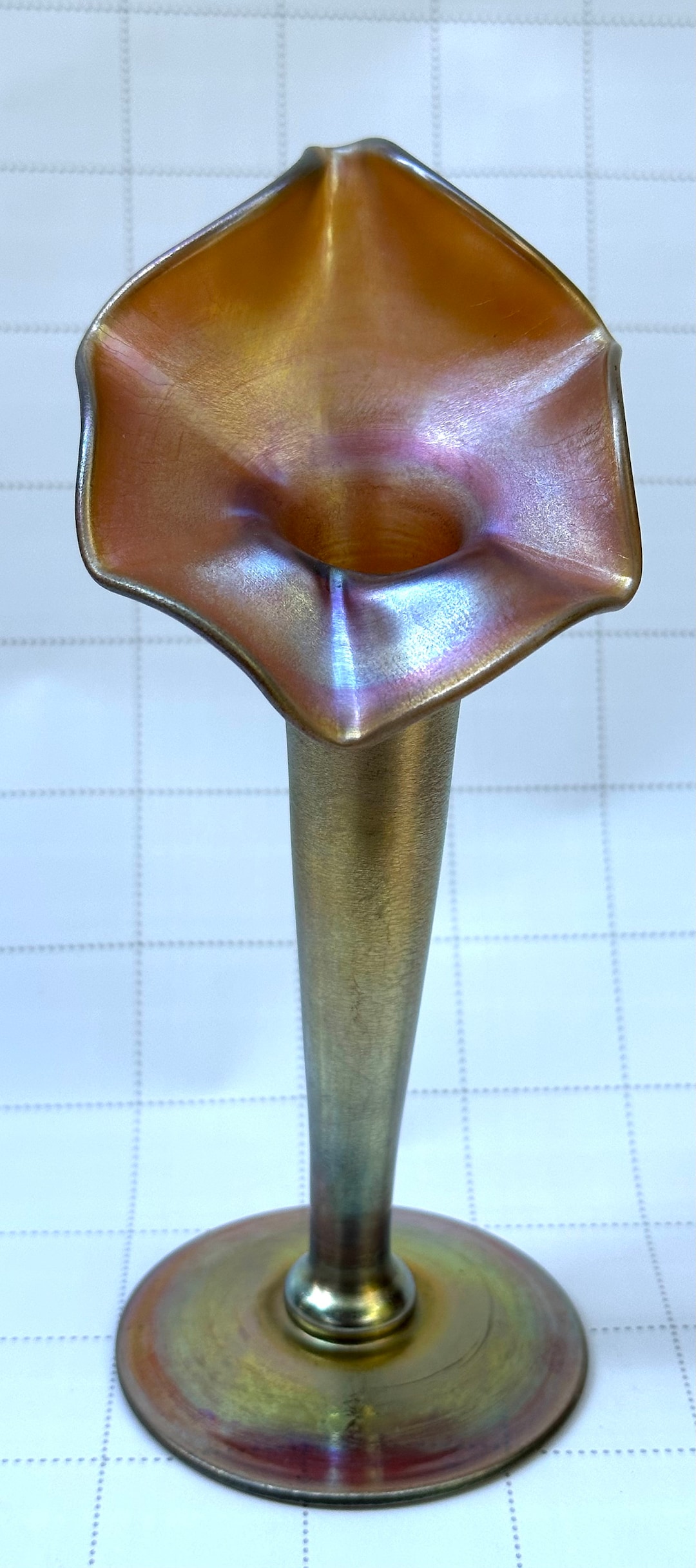 Art Deco Steuben Jack in the Pulpit Vase - Etsy