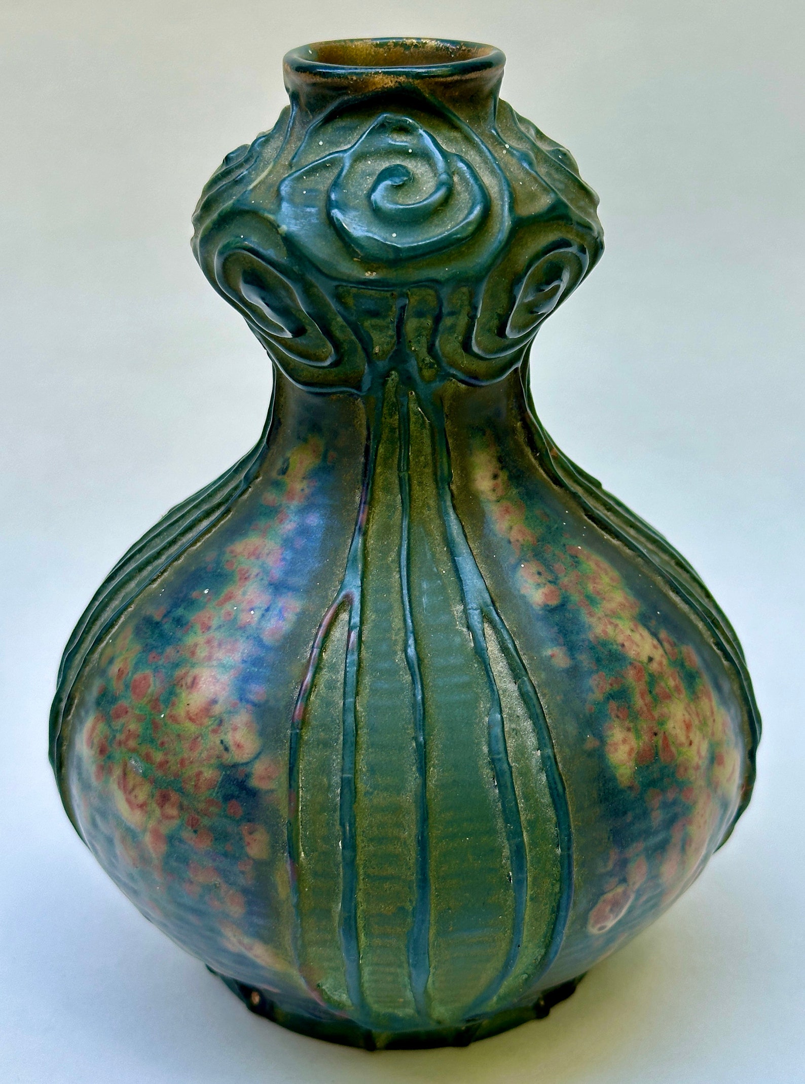 Art Nouveau Austrian Amphora Pottery Vase - Etsy