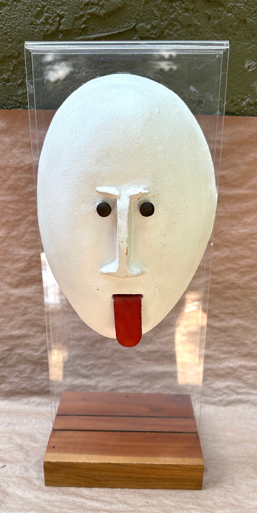 Tall MCM Don Gill Bennington Rare White Glaze Art Pottery Face - Etsy
