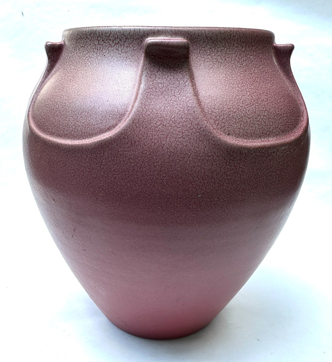Large Antique Raspberry Green Rookwood Art Pottery Vase Rare Form - Etsy
