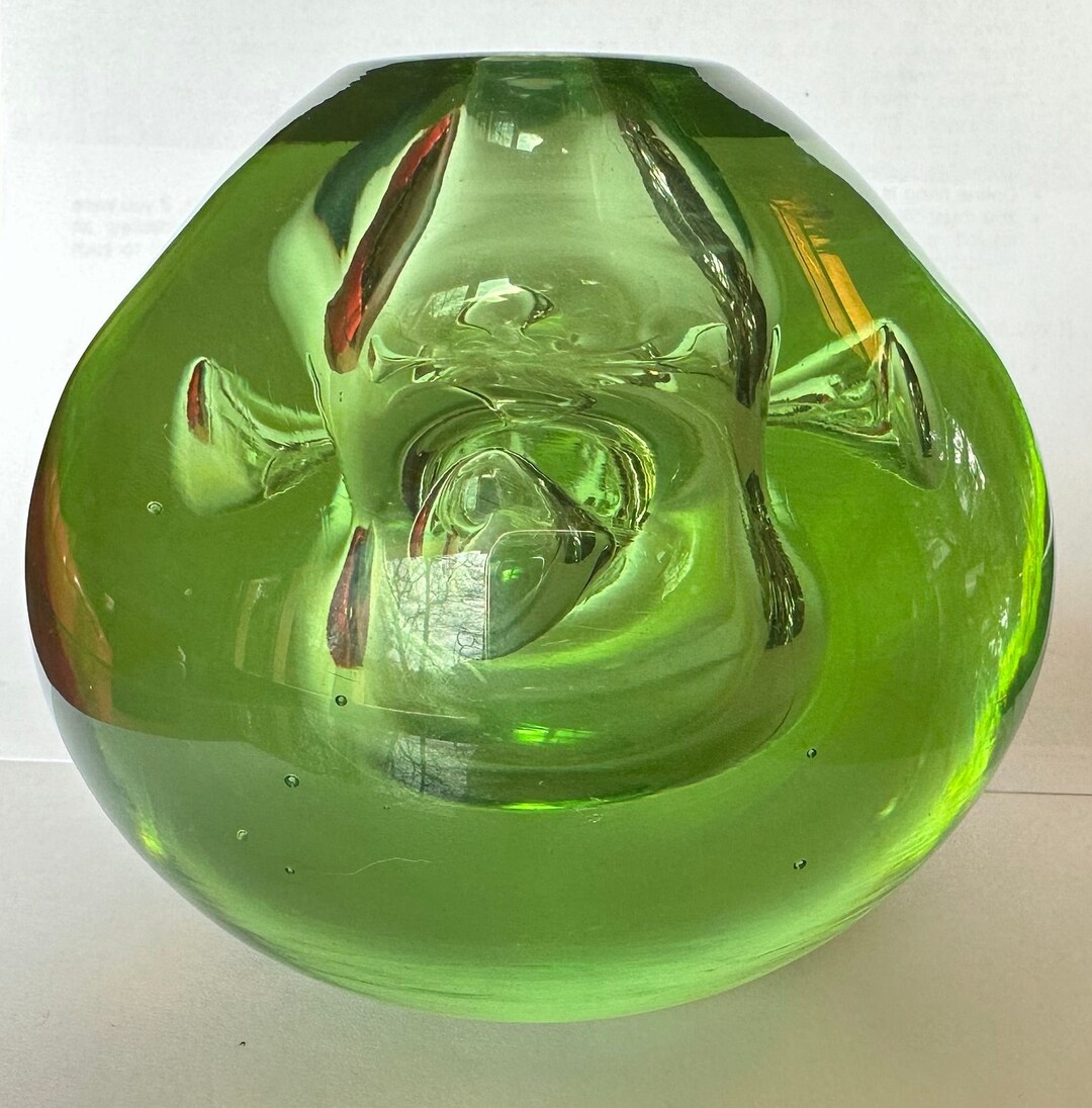Mid Century Modern Dominick Labino Paperweight Vase - Etsy