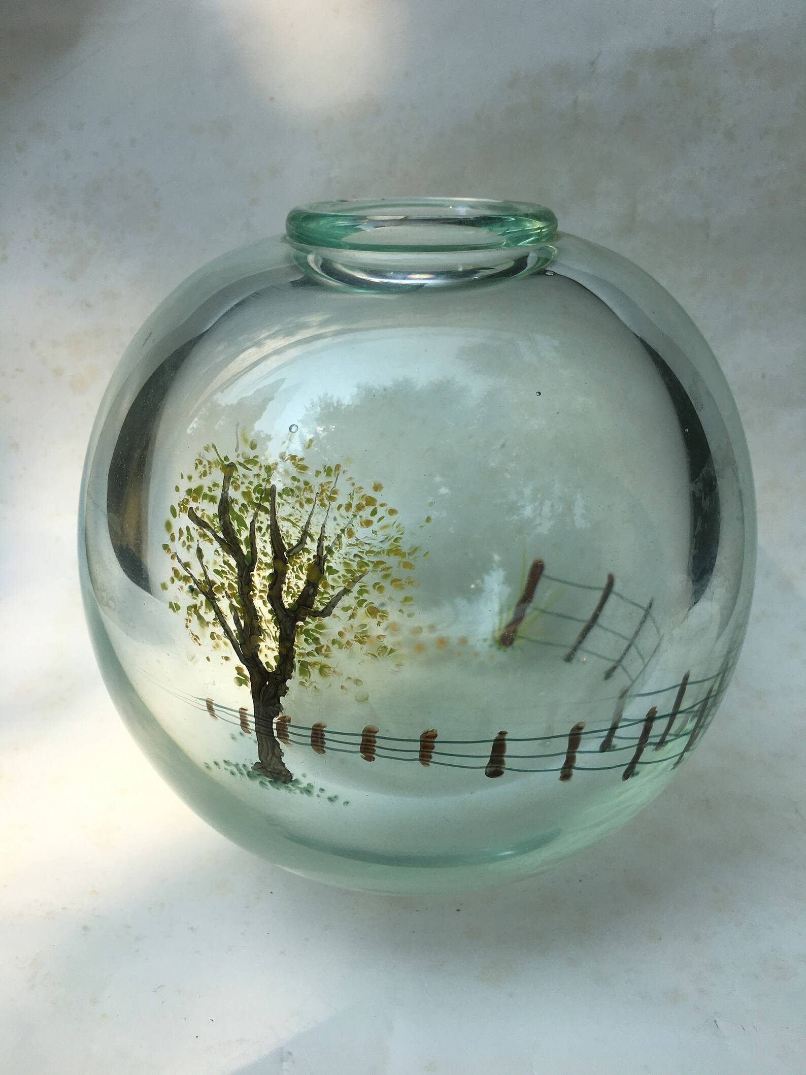 Moderne Mark Peiser Studio Glass Vase | Etsy