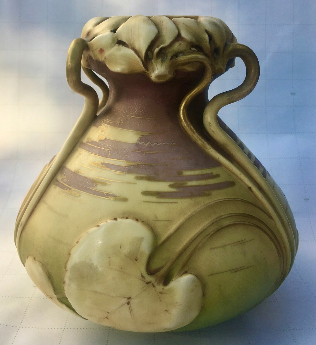 Austrian Teplitz RS&K Amphora Reticulated Vase 1895 - Etsy