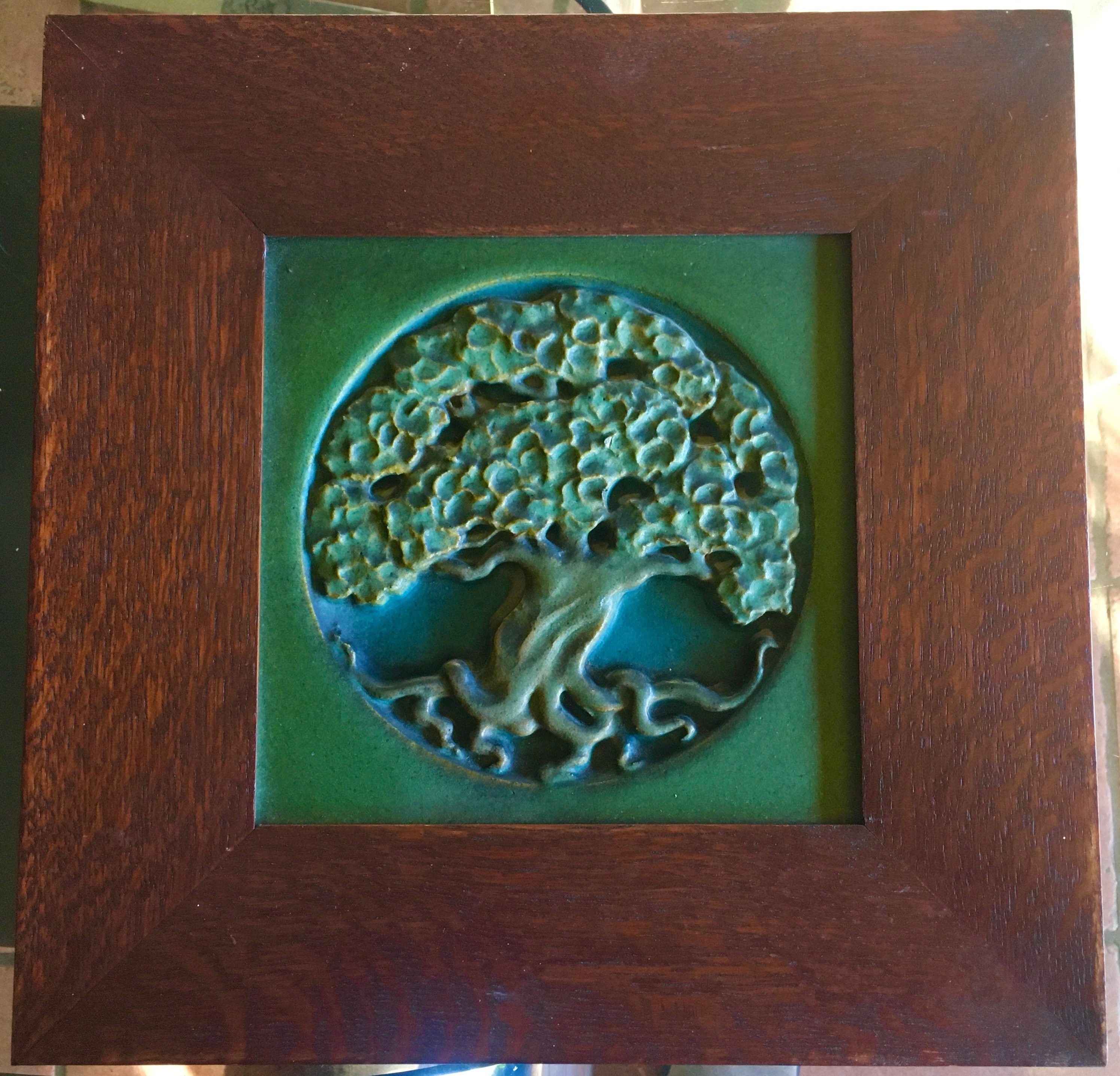 Large Rookwood Tree of Life Architectural Tile 8X8 - Etsy