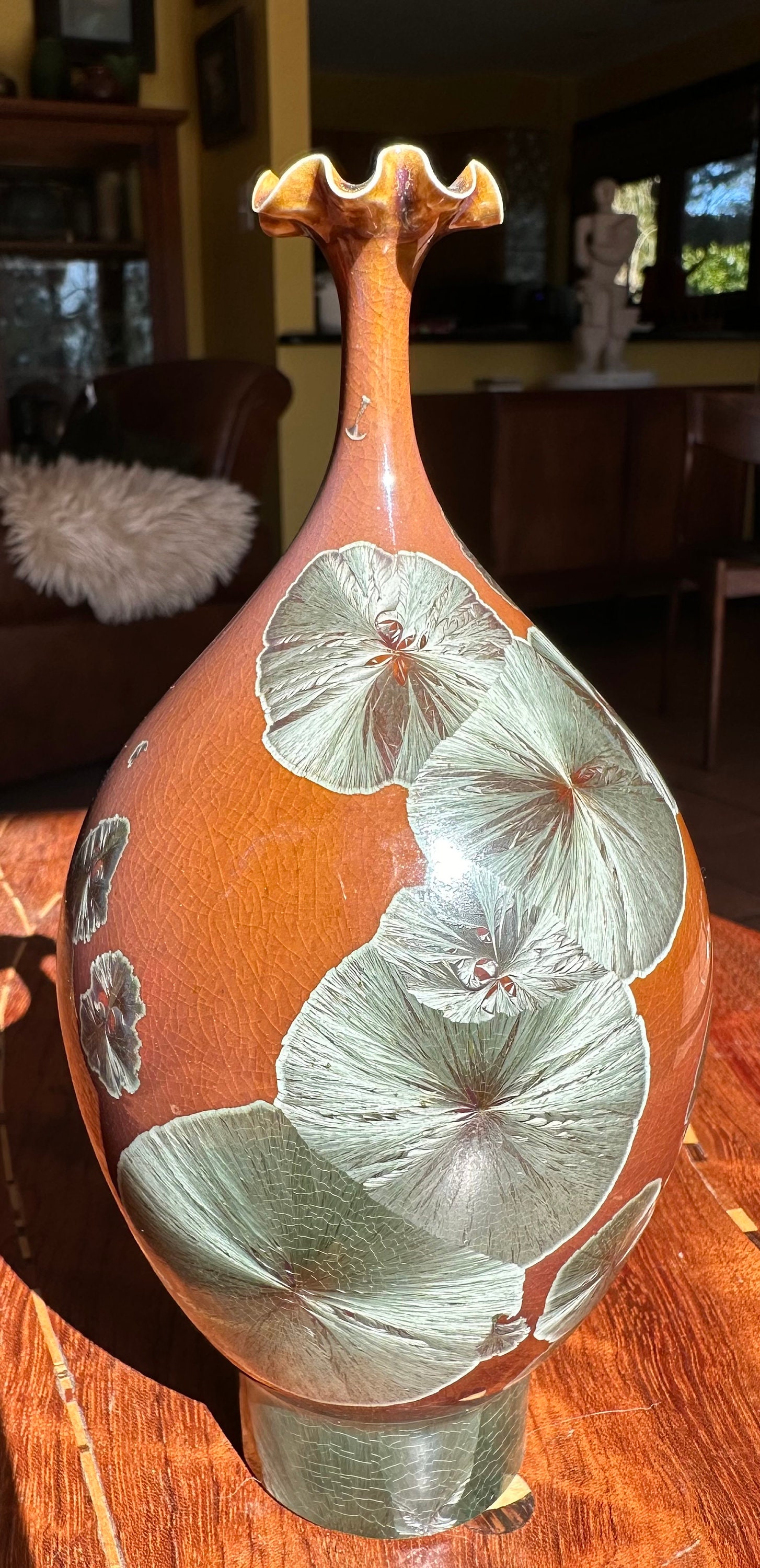 Studio Pottery Crystalline David Snair Art Pottery Vase - Etsy