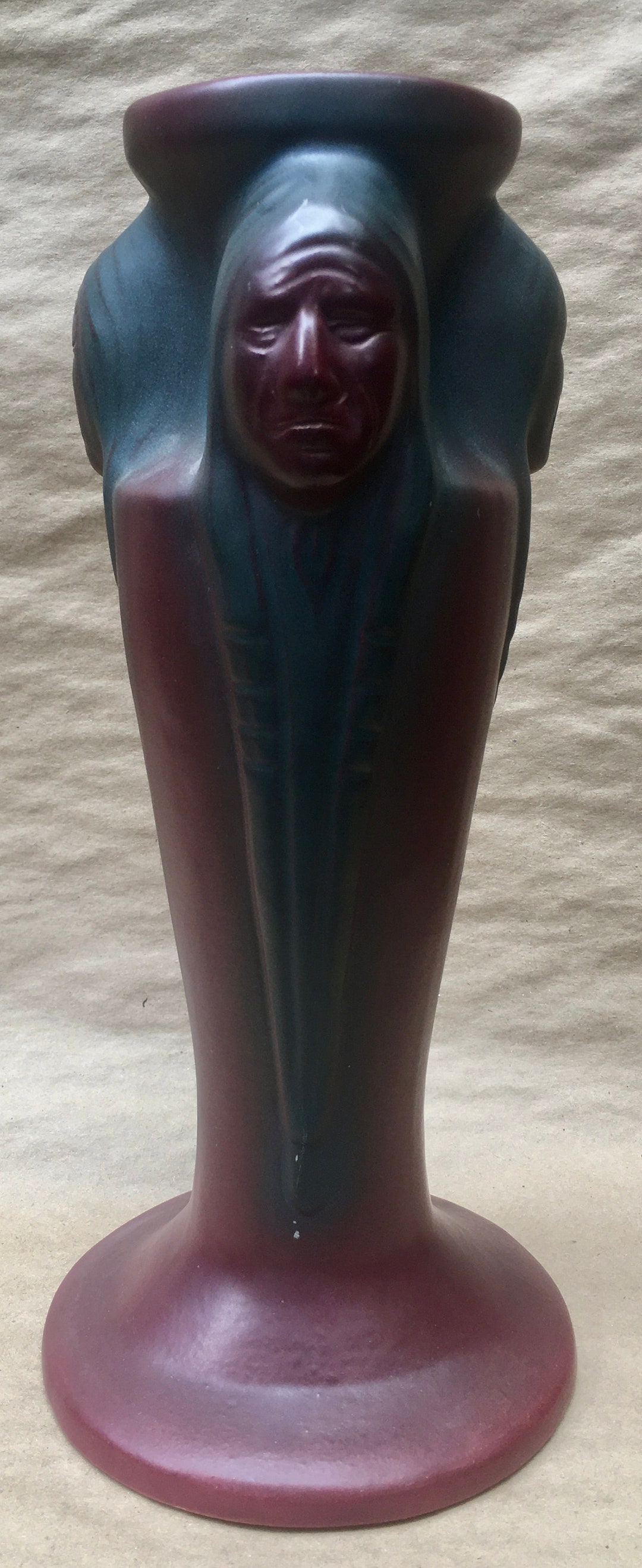 Arts & Crafts Van Briggle Native American Vase - Etsy