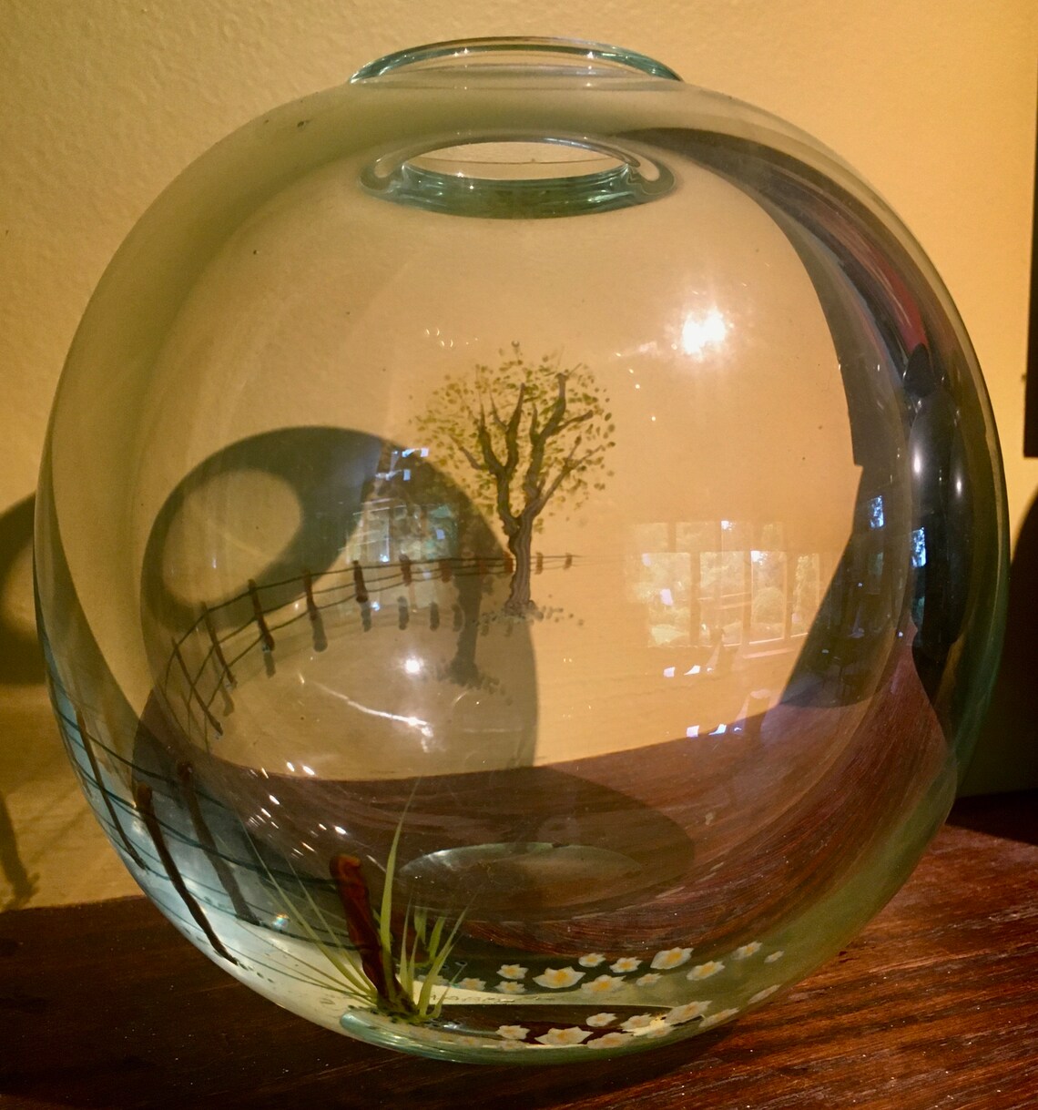 Moderne Mark Peiser Studio Glass Vase - Etsy