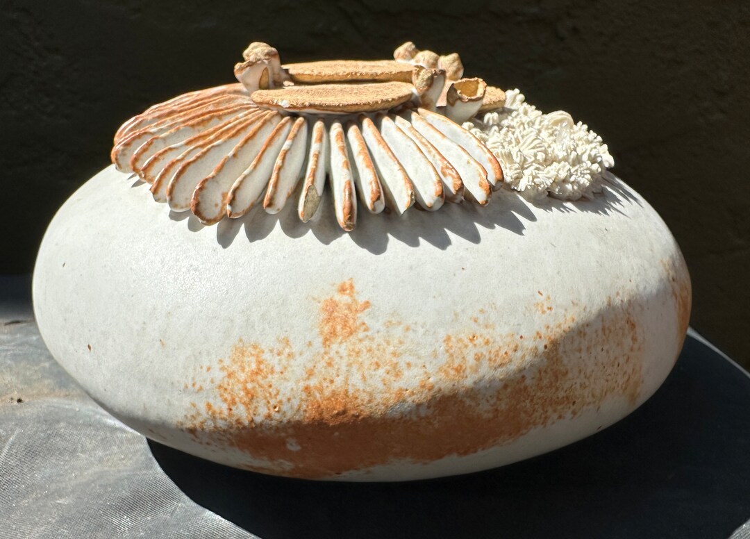 MCM Isabel Parks Sea Foam Art Pottery Sculpture - Etsy