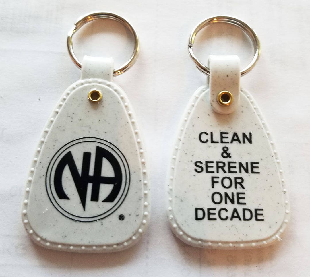 NA Granite - 1 Decade - 10+ Year Clean Time Key Tag - Narcotics ...