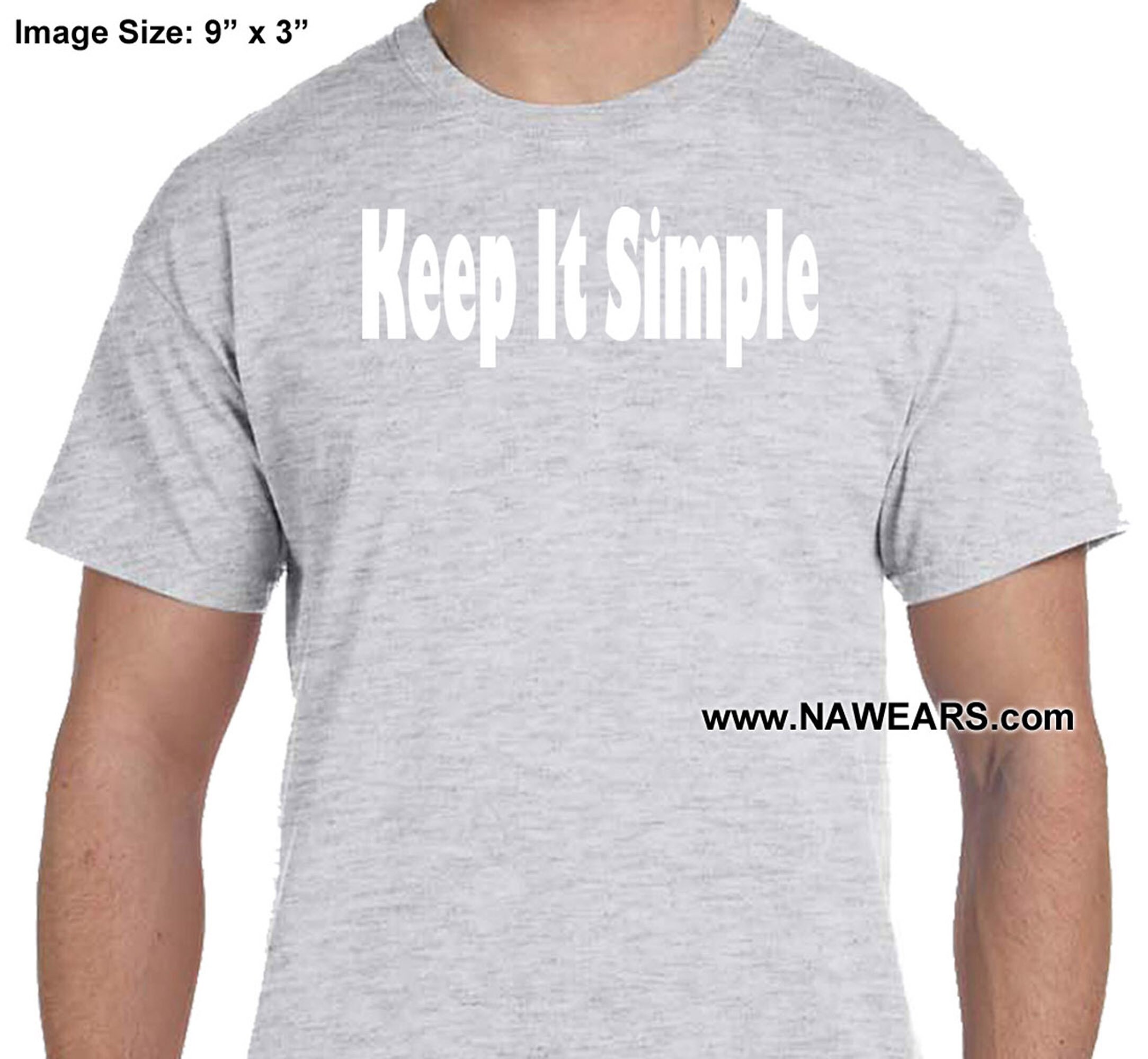 AA KEEP It SIMPLE T-shirt Color Options S-5X 100% | Etsy