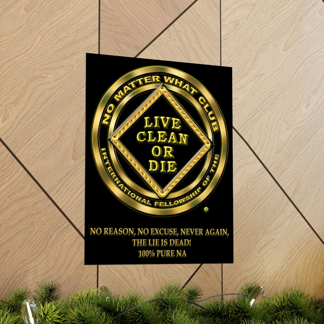 NA No Matter What Gold Vertical Posters - Narcotics Anonymous Art - NA ...