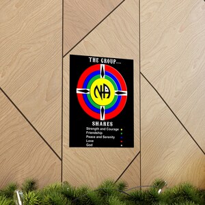 NA the Group Shares Vertical Posters - Narcotics Anonymous Art - NA ...