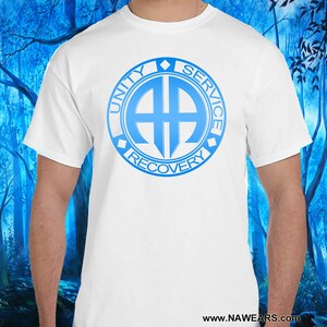 AA Unity Service Recovery T-shirt - S-5X - 100% Cotton - Free Shipping ...
