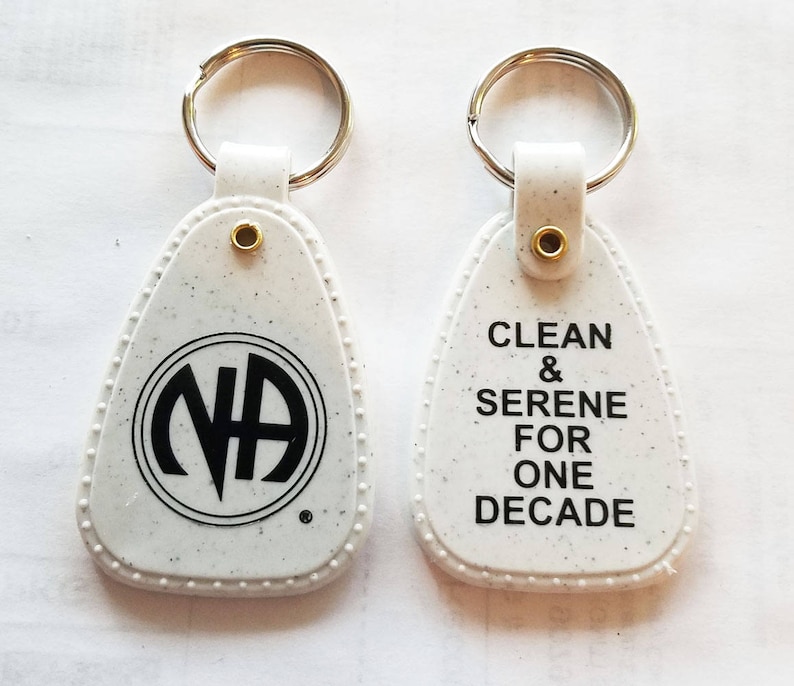 NA Granite - 1 Decade - 10+ Year Clean Time Key Tag - Narcotics ...