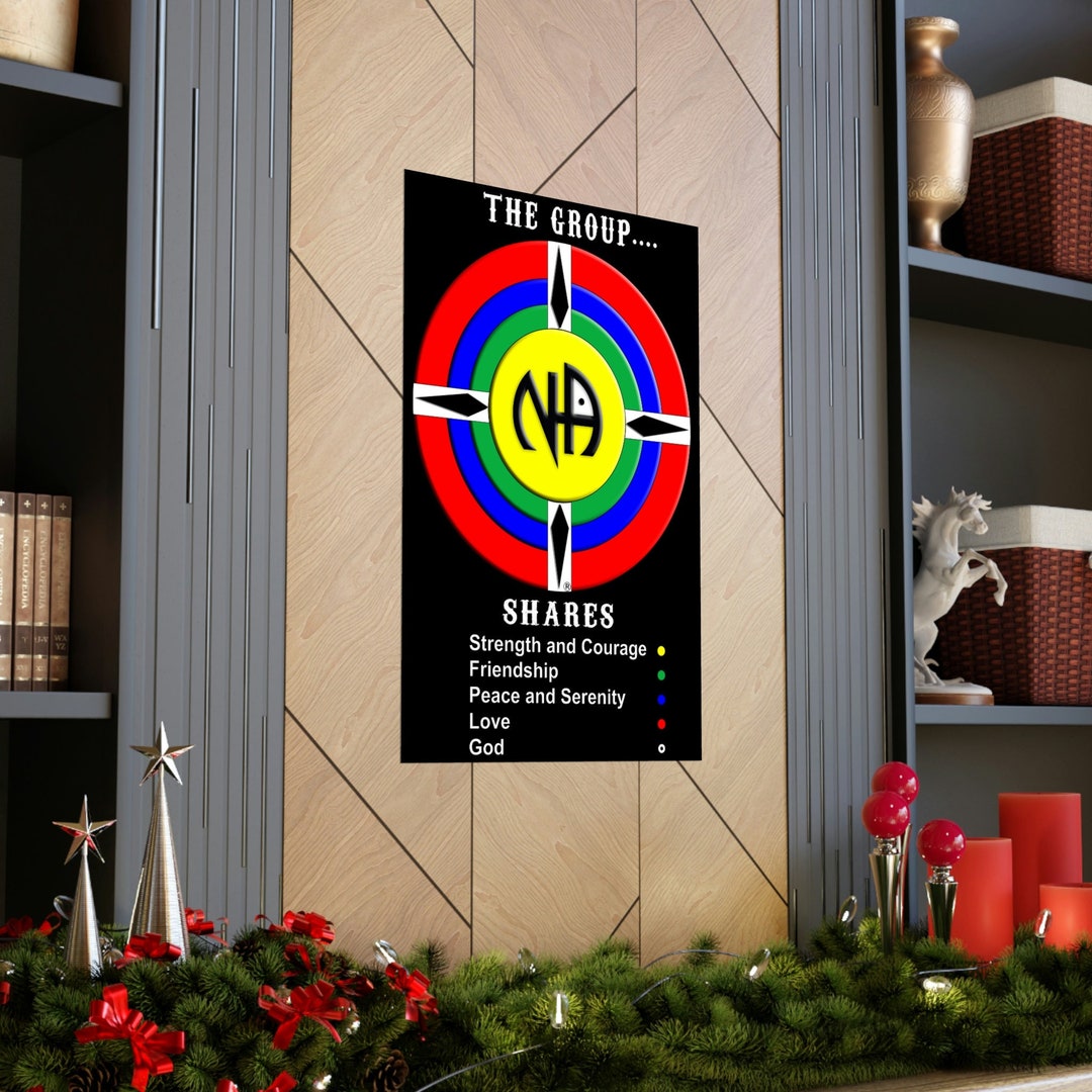 NA the Group Shares Vertical Posters - Narcotics Anonymous Art - NA ...