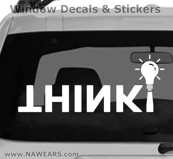AA THINK Vinyl Decal Color Options Vehicle Sticker 12 Step | Etsy